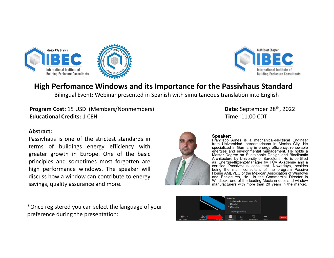 IIBEC Gulf Coast Chapter September Hybrid Meeting (In-Person & Virtual)